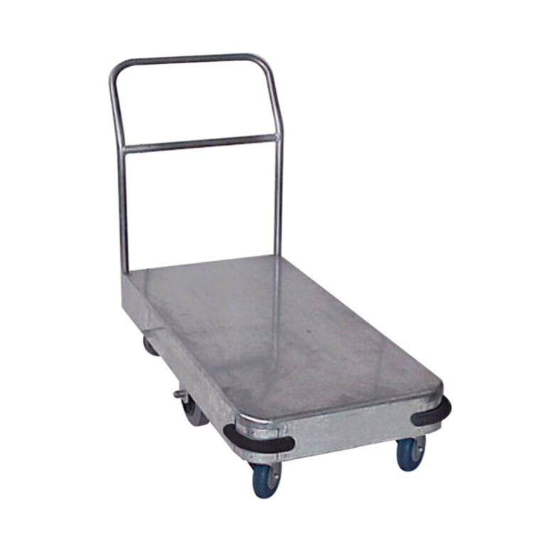 Small Galvanised 1 Platform Trolley – BMHE